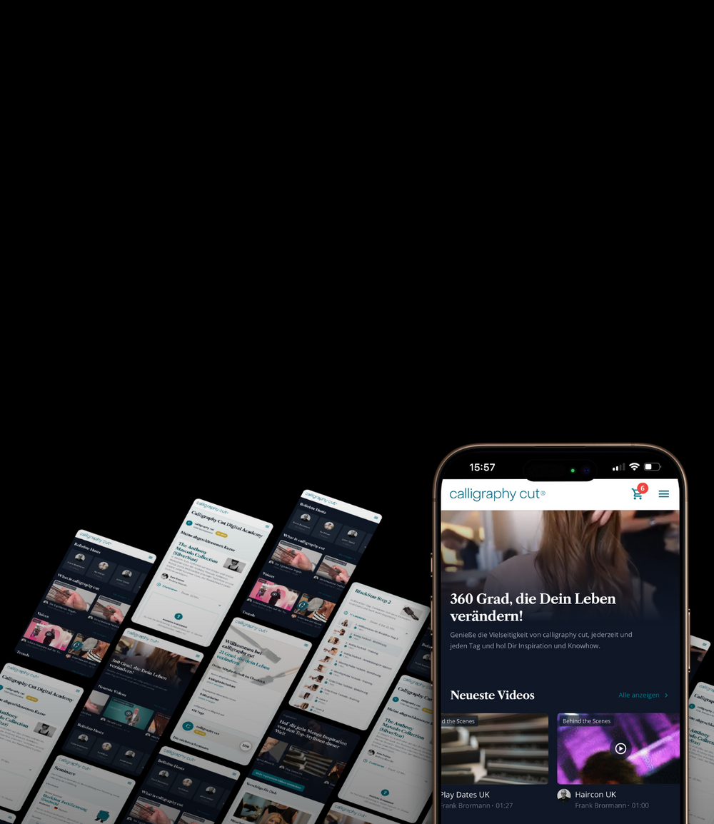 Unsere App: Applause to Go | calligraphy cut®